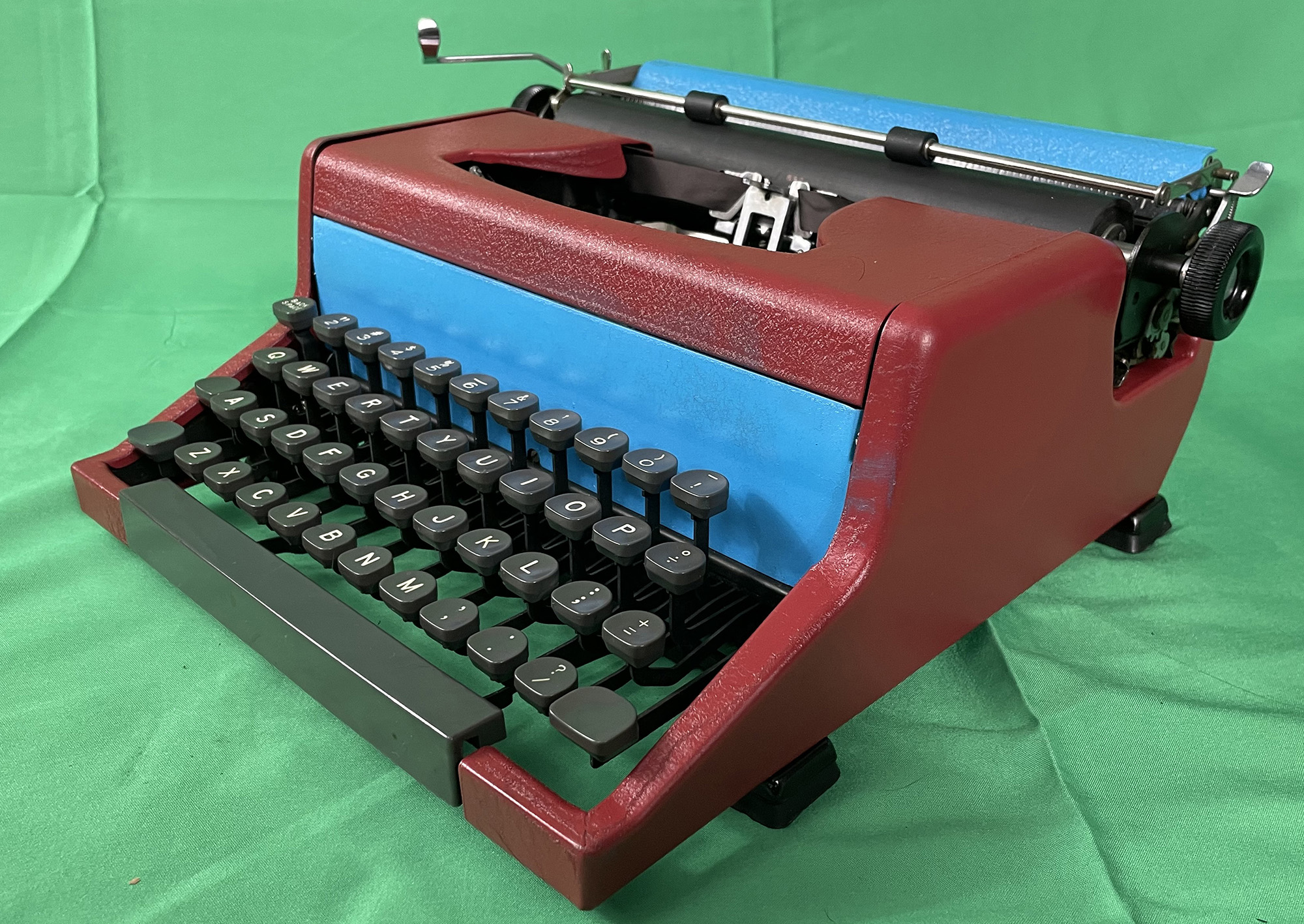 Retro Colored Royal Companion - Painted Red and Blue!